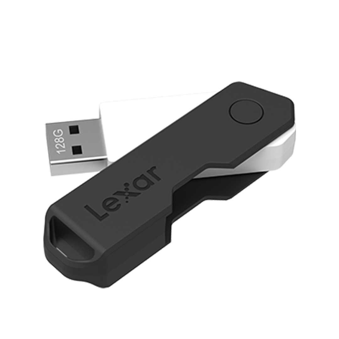 Clé Usb2.0 128go Twist Turn Lexar Noir à Prix Carrefour