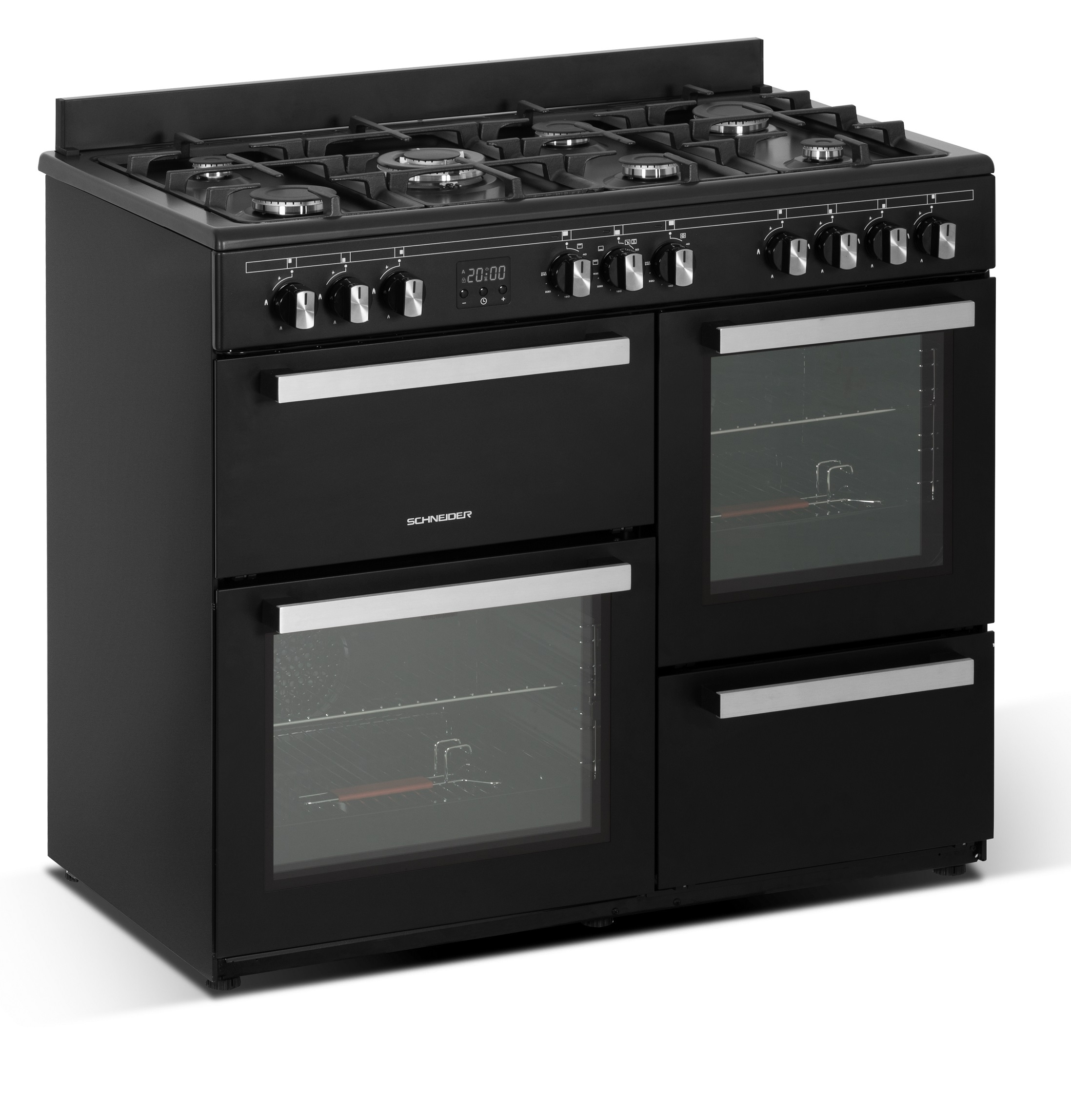 Piano De Cuisson - Scg71mfb - 7 Feux Gaz - Wok - Largeur 100cm - 3 ...