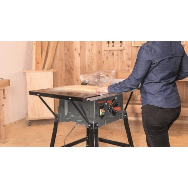 Scie Circulaire Sur Table Manupro - 2000w - 2 Lames 254 Mm - Multi ...