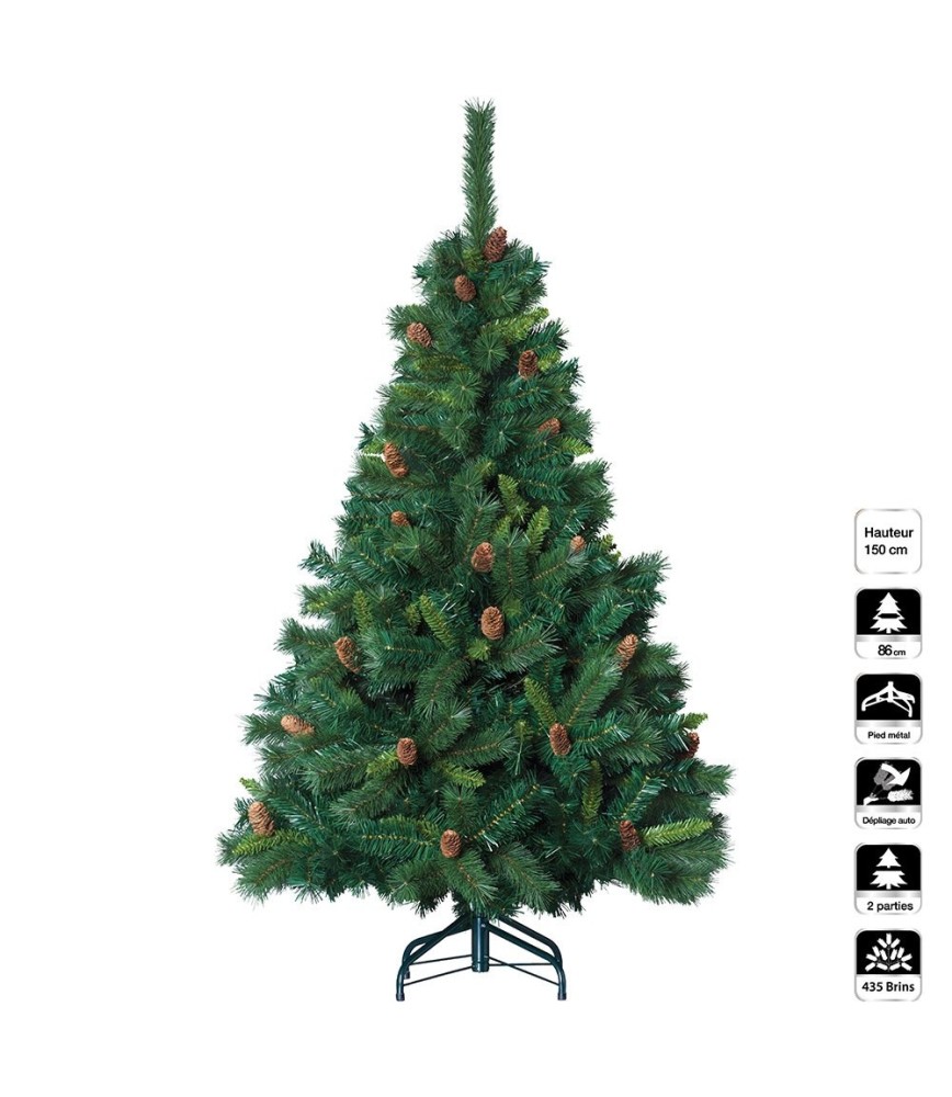 Sapin De Noël Royal Majestic 150 Cm à Prix Carrefour