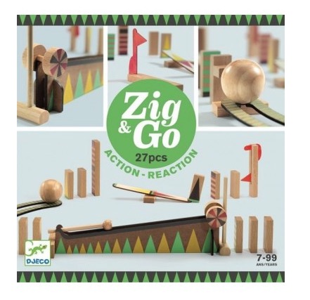 Zig And Go Big Ball 27 Pièces Bois à Prix Carrefour