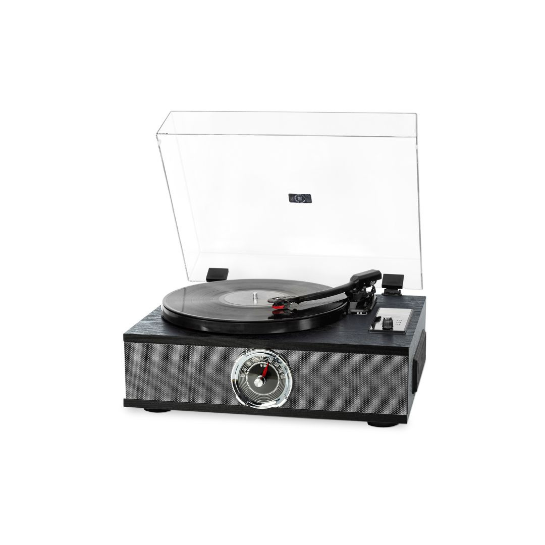 Platine vinyle Halterrego ALL-in-one avec 2 HP intégrés / couvercle ...