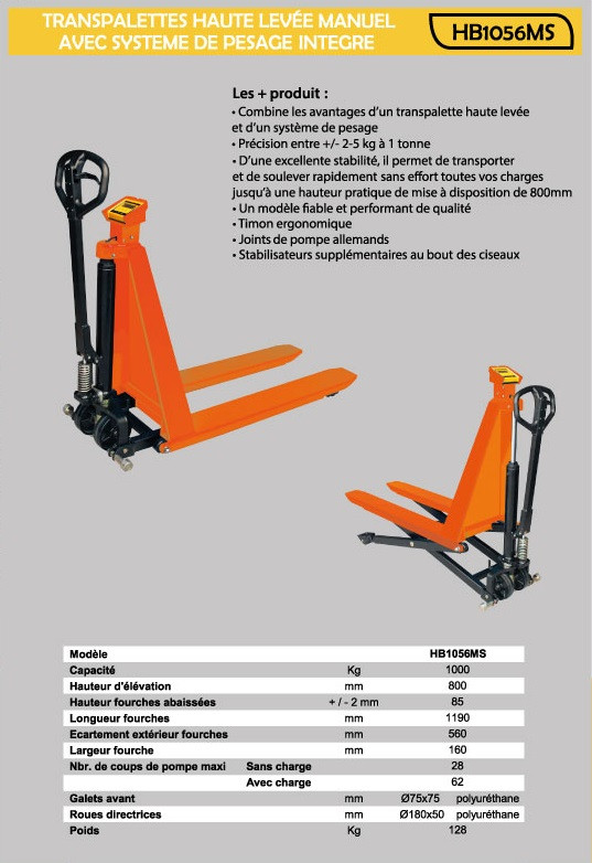 Prix D Un Transpalette