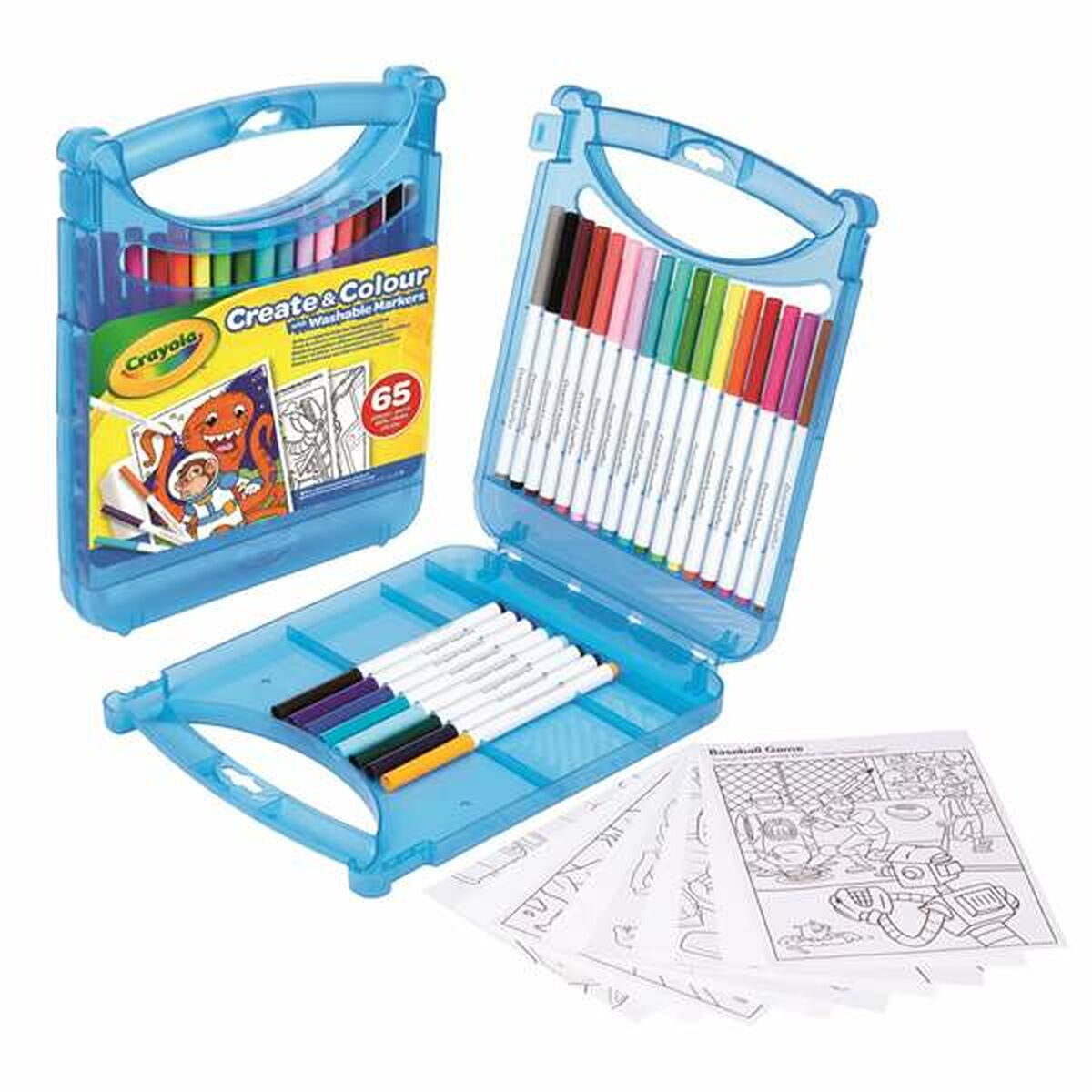 Ensemble De Marqueurs Crayola Lavable 65 Pièces à Prix Carrefour