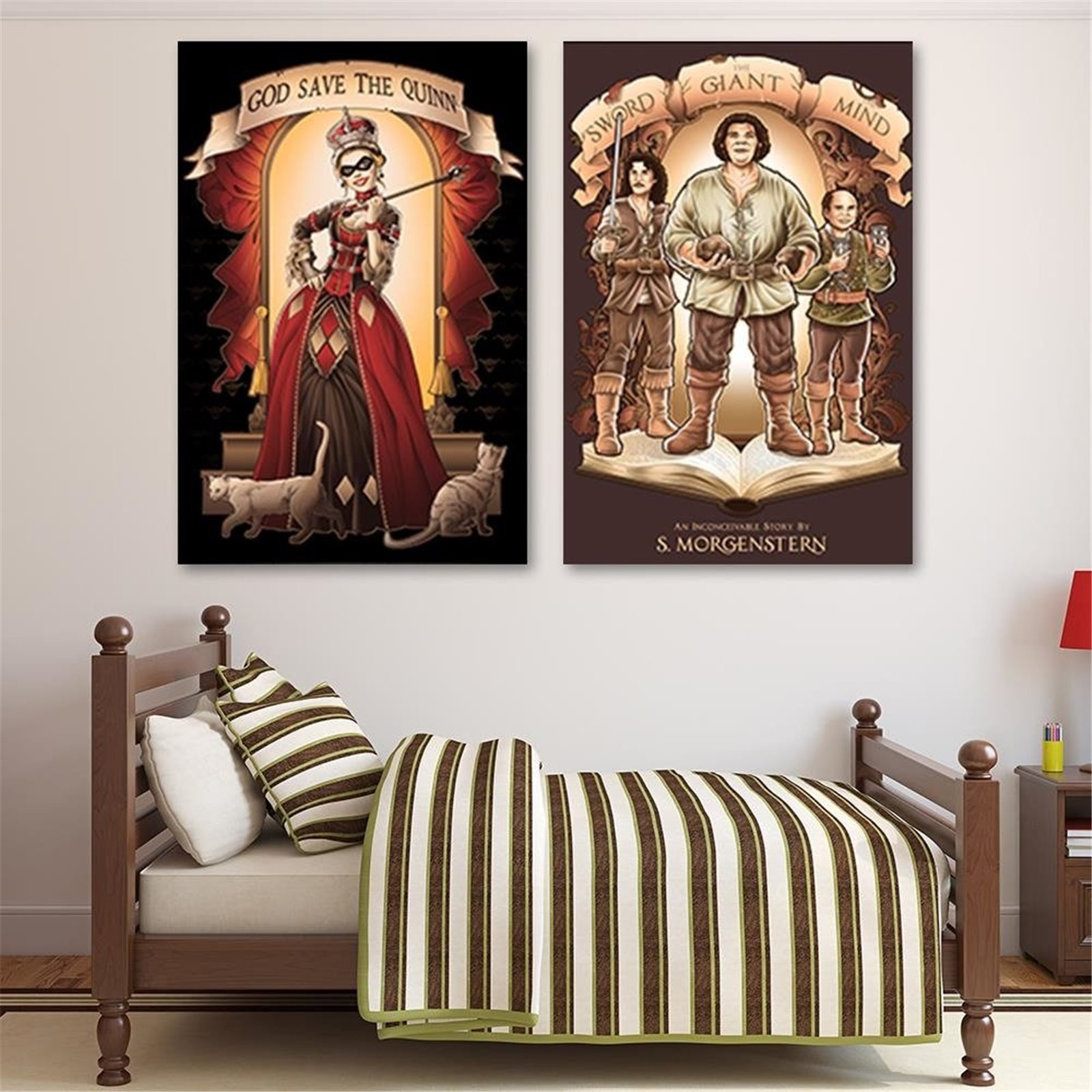 Tableau Harley Quinn God Save The Quinn - 70 X 100 Cm à Prix Carrefour