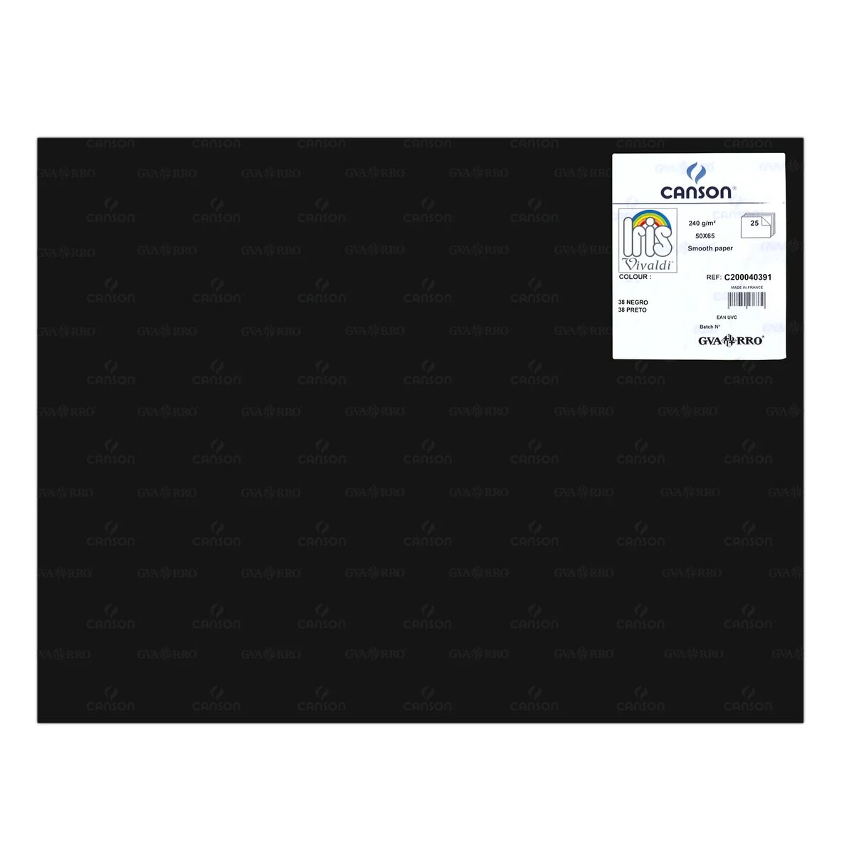 Papier Carton Iris Noir 50 X 65 Cm (25 Unités) à Prix Carrefour