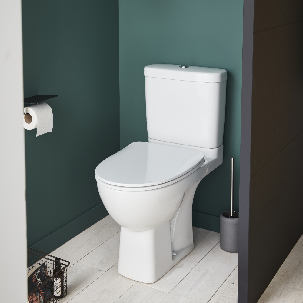 Wc Au Sol Sans Bride Jacob Delafon Odéon Up + Abattant Extra-plat à ...