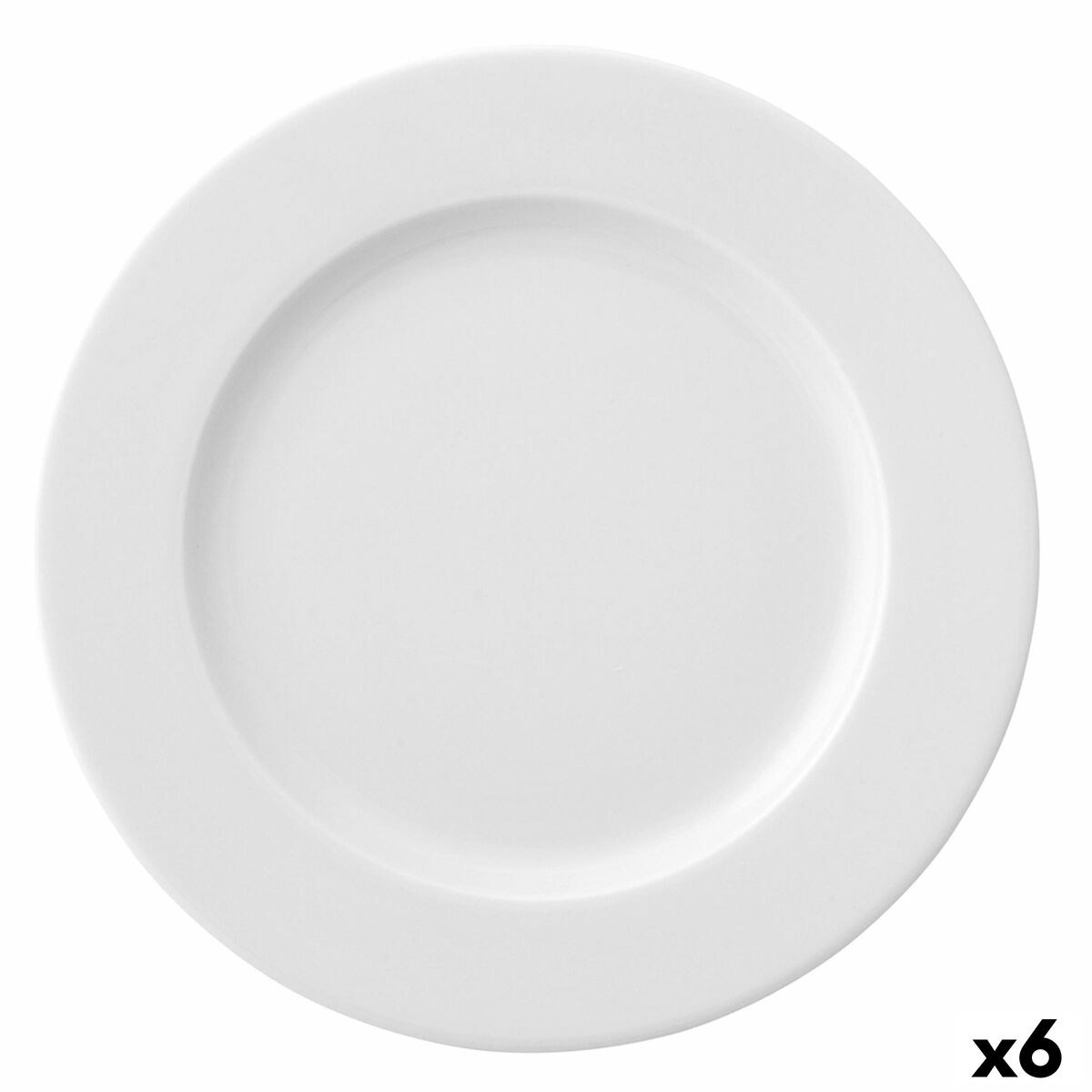 Assiette Plate Ariane Prime Céramique Blanc (ø 31 Cm) (6 Unités) à Prix ...