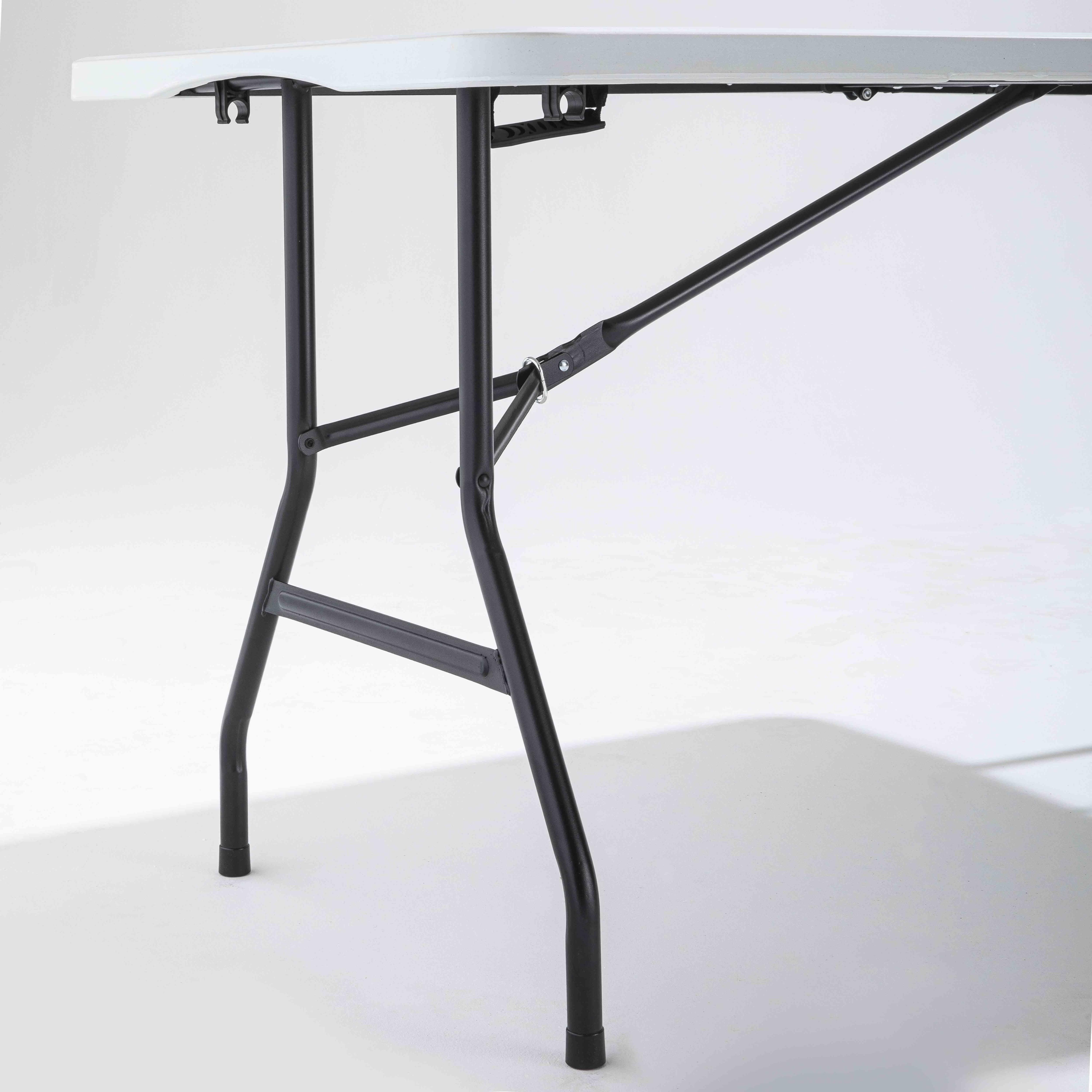 Table Pliante 180 Cm Et Nappe Blanche à Prix Carrefour