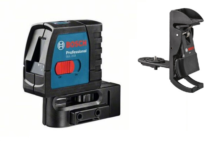 Bosch - Laser Points Et Lignes Avec Support - Gcl 2-15 Professional ...