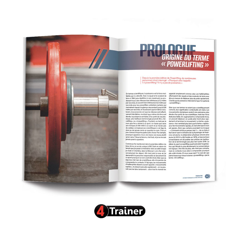 Powerlifting - Les Bases Techniques - 4trainer Editions à Prix Carrefour