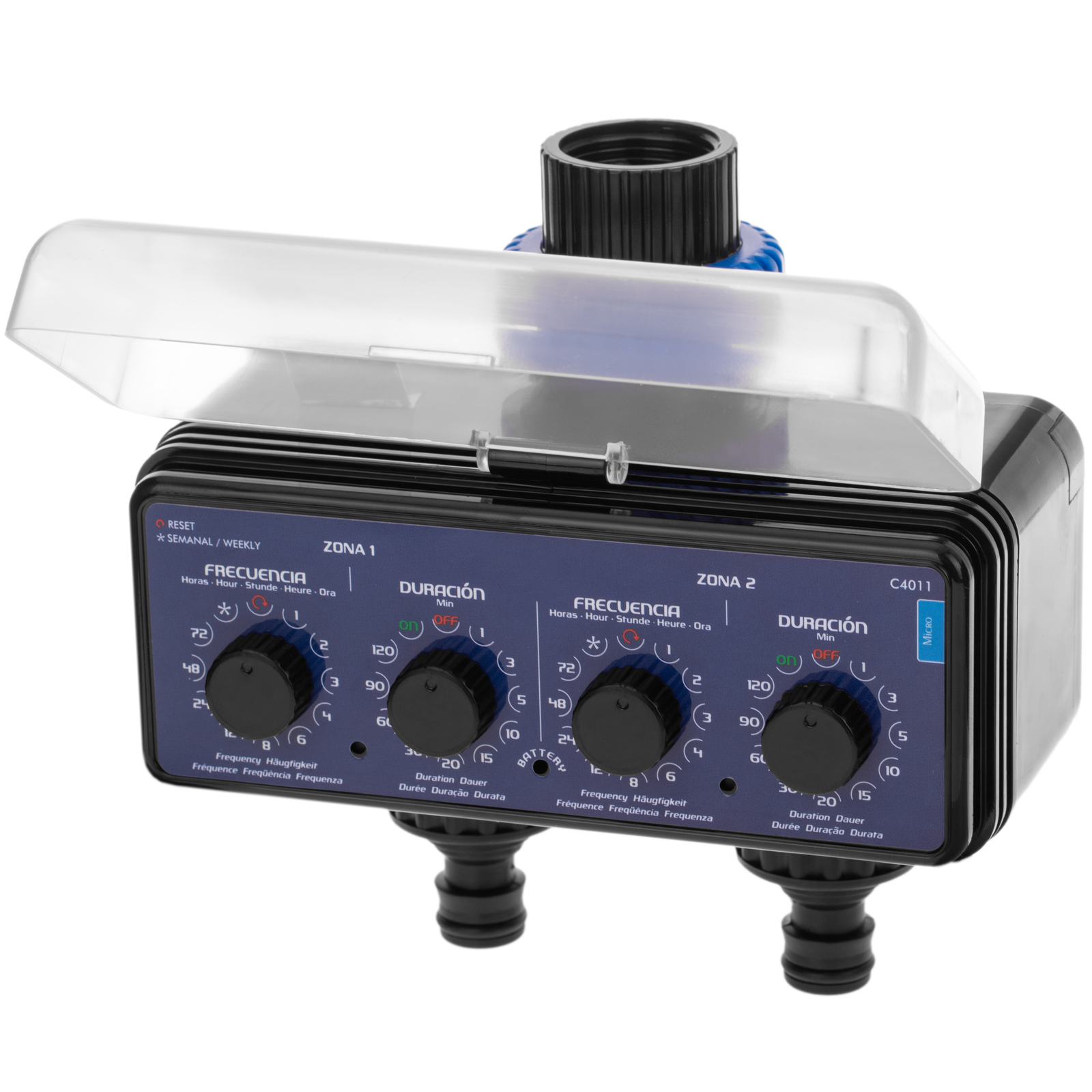 Programmateur Électronique De Robinets À Double Sortie Pour L'irrigation à Prix Carrefour