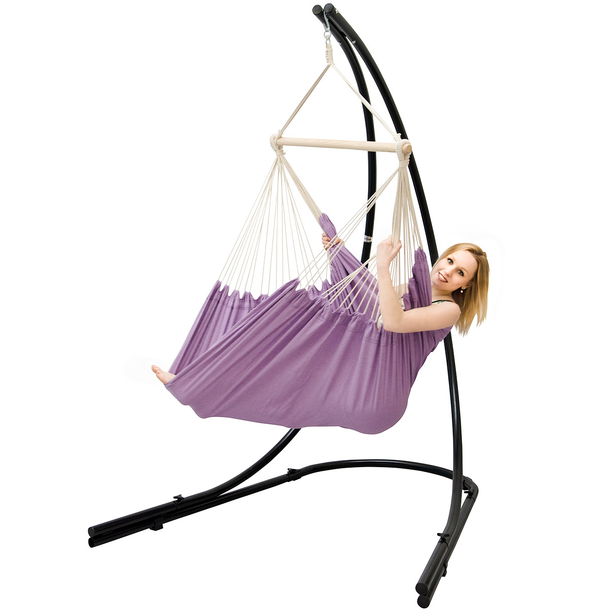 Support Hamac Avec Chaise Suspendue Xxl Fauteuil De Balancoire 360 ...