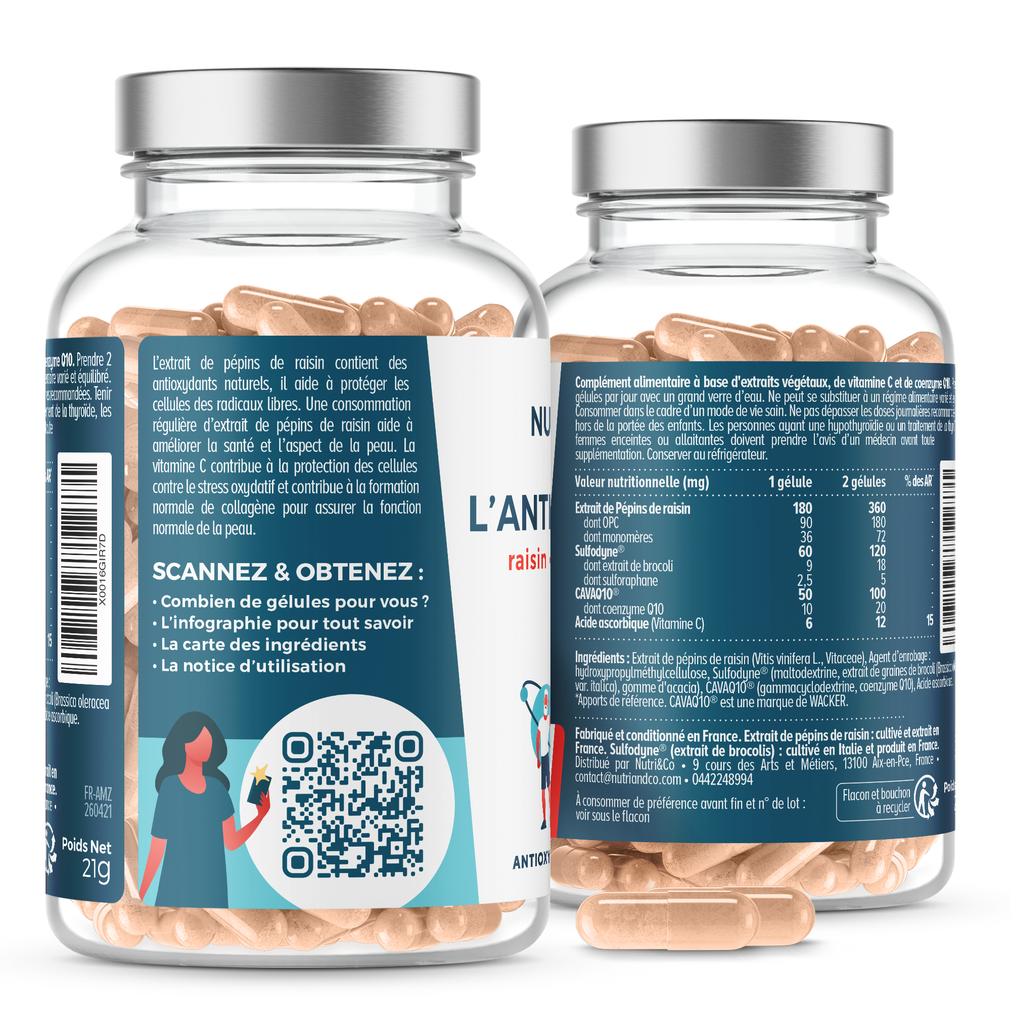 Nutri&co - Pack Anti-rides Concombre - Collagène Saveur Concombre ...