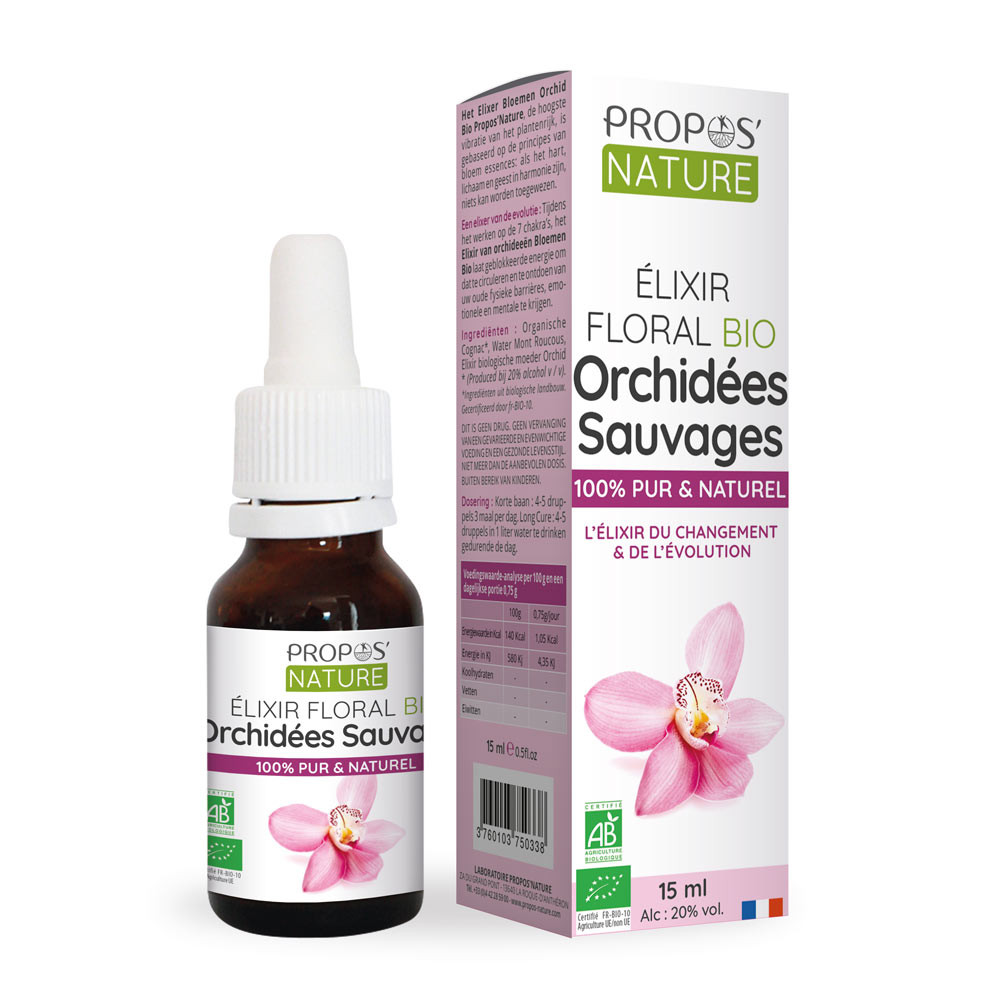 Elixir Floral D'orchidées Bio - 15ml : l'unité de 15 ml à Prix Carrefour
