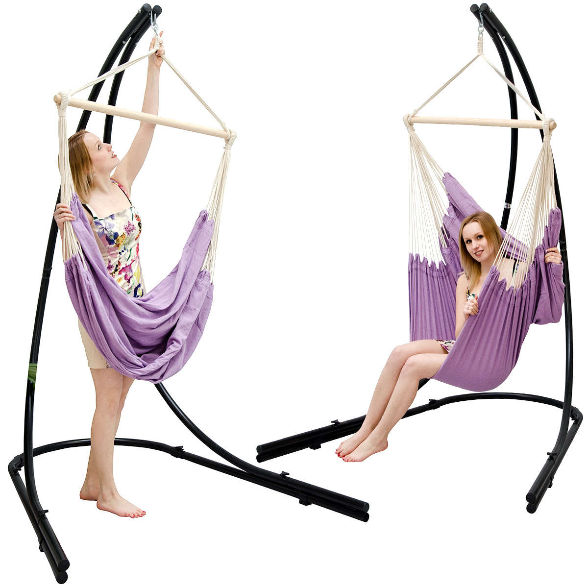 Support Hamac Avec Chaise Suspendue Xxl Fauteuil De Balancoire 360 ...